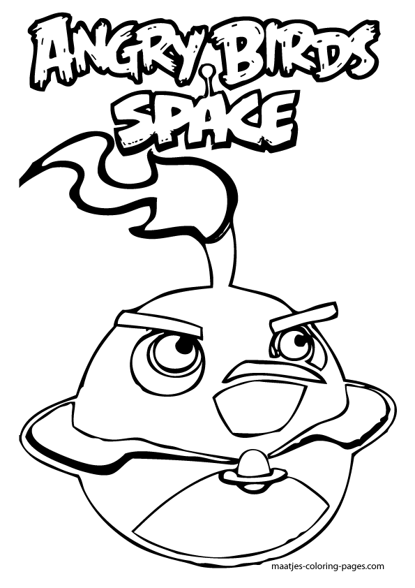 Angry Birds Space Characters Coloring Pages Angry Birds Space Characters Coloring Pages